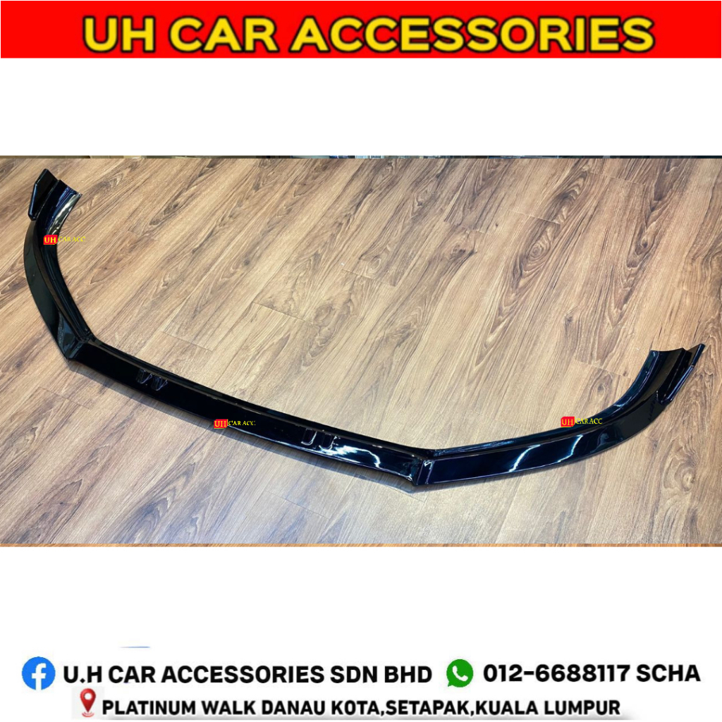 VOLKSWAGEN VW MK6 GOLF R FRONT BUMPER LOWER DIFFUSER LIP LIPS GLOSSY ...