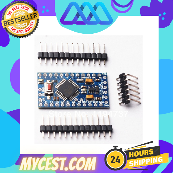 Arduino ATMEGA328P Pro Mini 328 Mini ATMEGA328 3.3V/8MHz | Shopee Malaysia