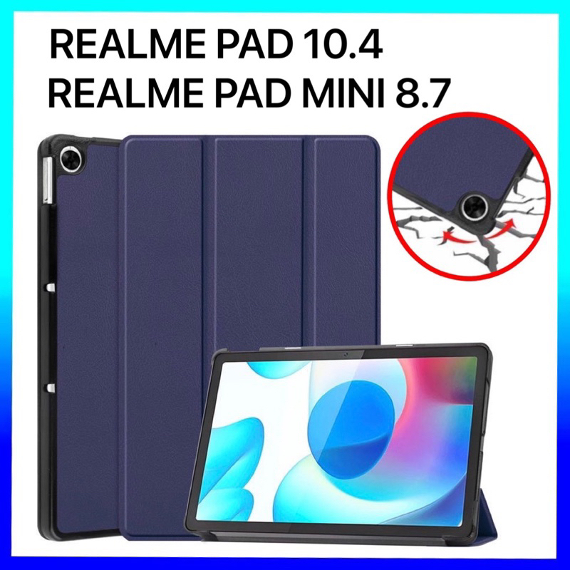 Realme Pad 10.4 Realme Pad Mini 8.7 Leather Magnetic Flip Case | Shopee ...