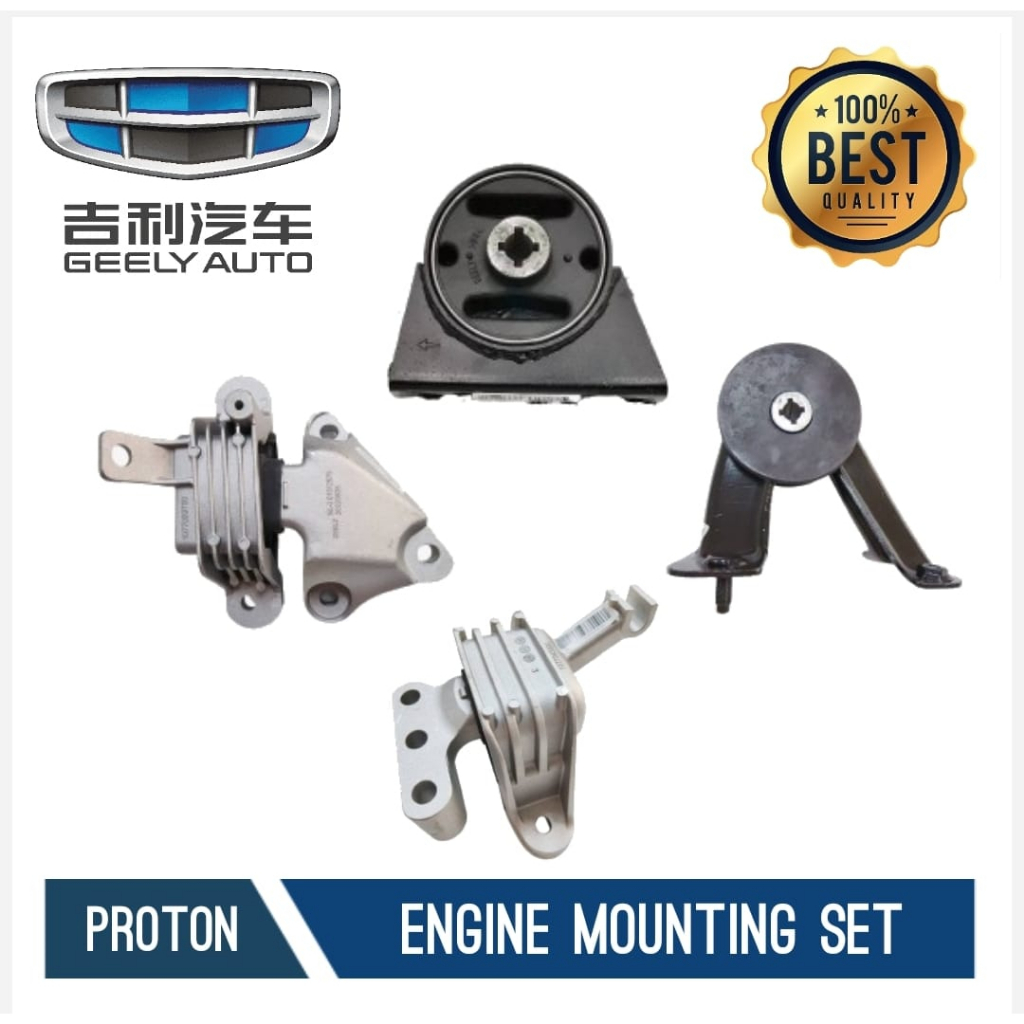 GEELY Engine Mounting Set for Proton X70 1.8 Turbo CBU 6 Speed 2018 ...