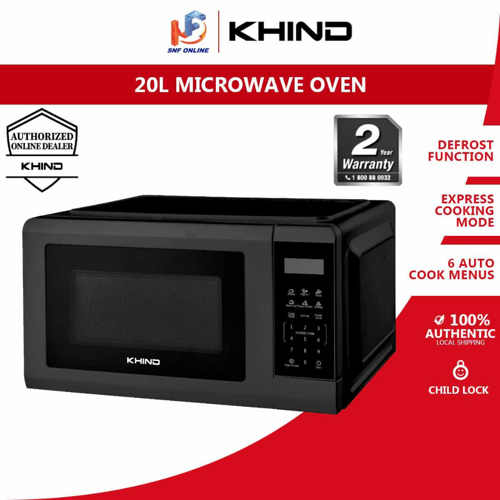 Khind Microwave Oven (20L) MW2001D | Shopee Malaysia