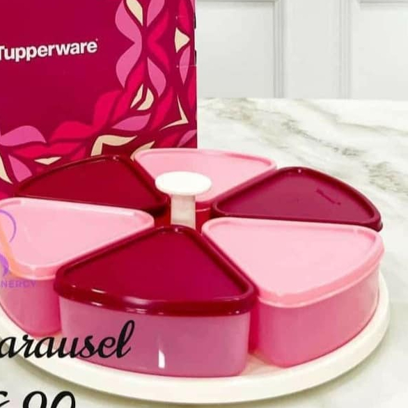TUPPERWARE MODULAR CAROUSEL Gourmet Tupperware carousel wedge container ...