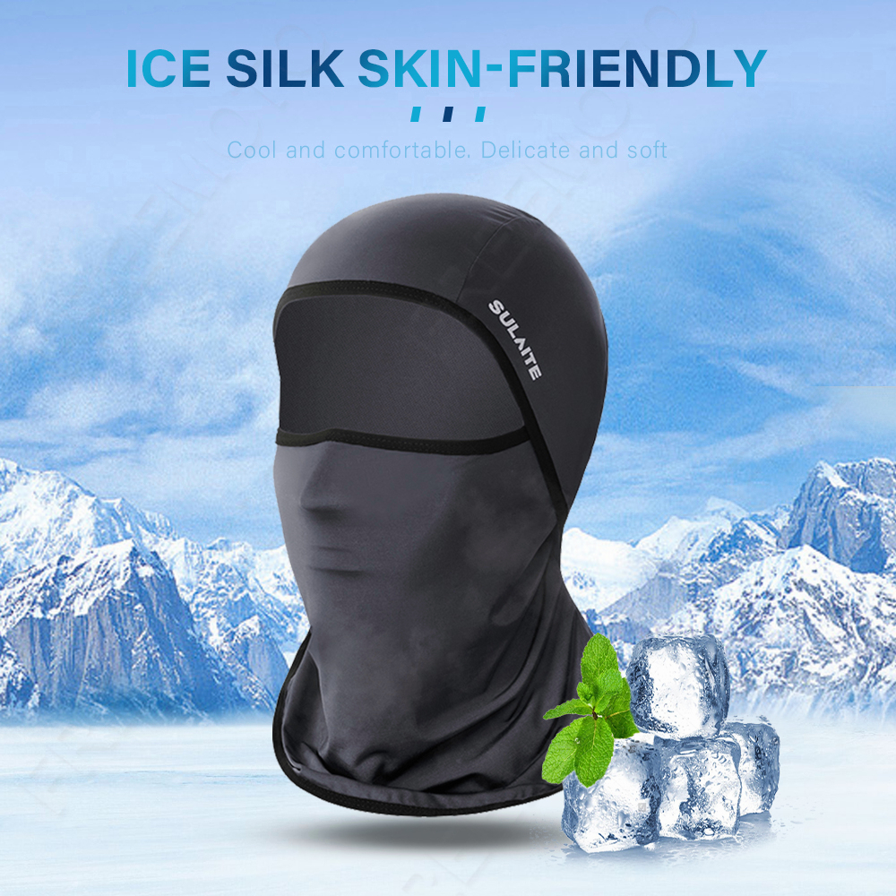 SULAITE Men Women Sun Protection Balaclava Electric Bicycle Motorcycle ...