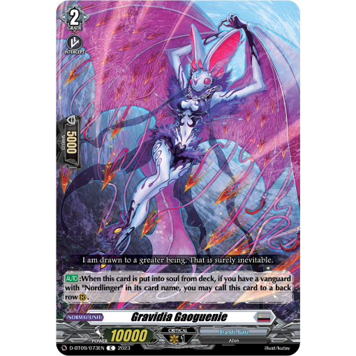 Cardfight Vanguard D-BT09/073EN Gravidia Gao-Guenie Brandt Gate C (English) | Shopee Malaysia