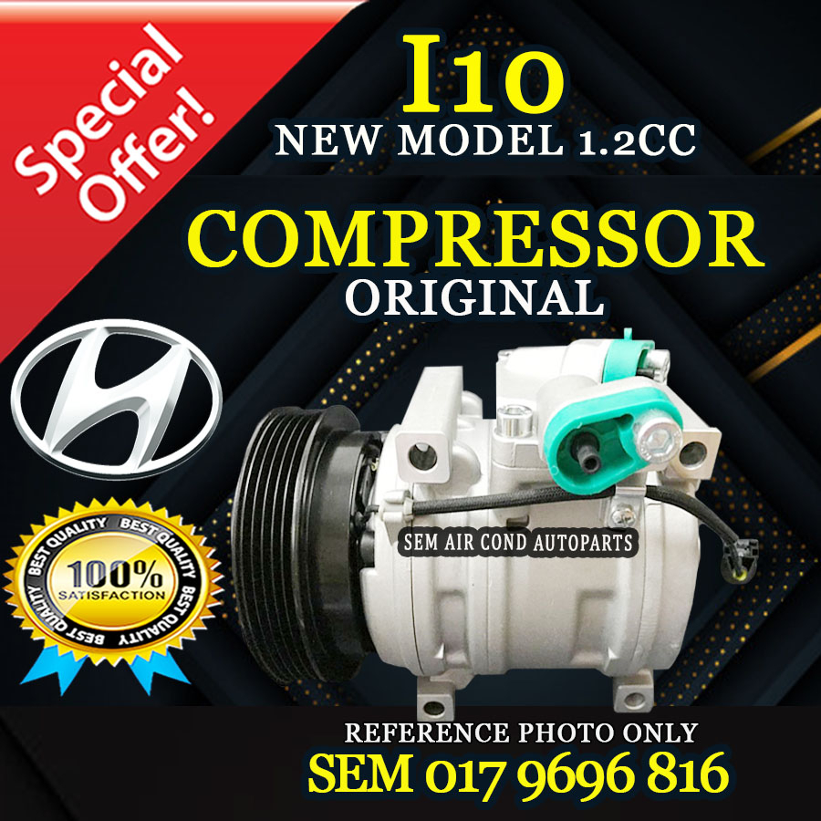 HYUNDAI I10 1.2CC NEW MODEL ORIGINAL COMPRESSOR/ KOMPRESOR (CAR AIRCOND ...