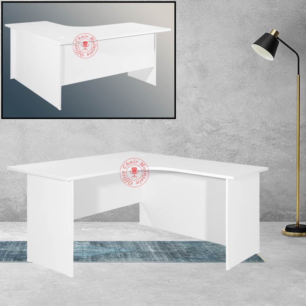 L Shape Office Table / Study Table / Study Desk / Writing Table / Meja ...