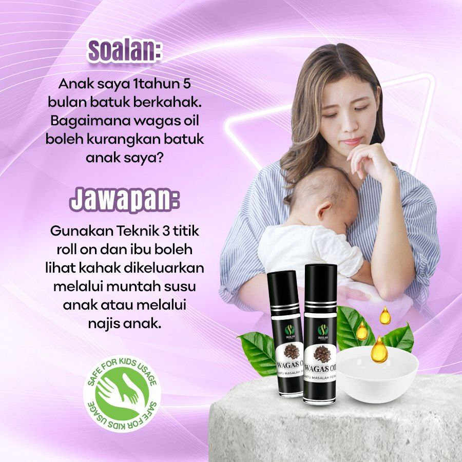 Minyak Cengkih Wagas | Wagas Oil | Minyak Cengkih Dewasa Baby NO MORE COUGH RELIEF PATCH ...
