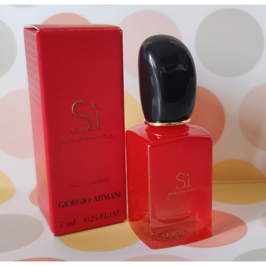 ORIGINAL Miniature Eau De Parfum Si Passione by Giorgio Armani 7ml ...