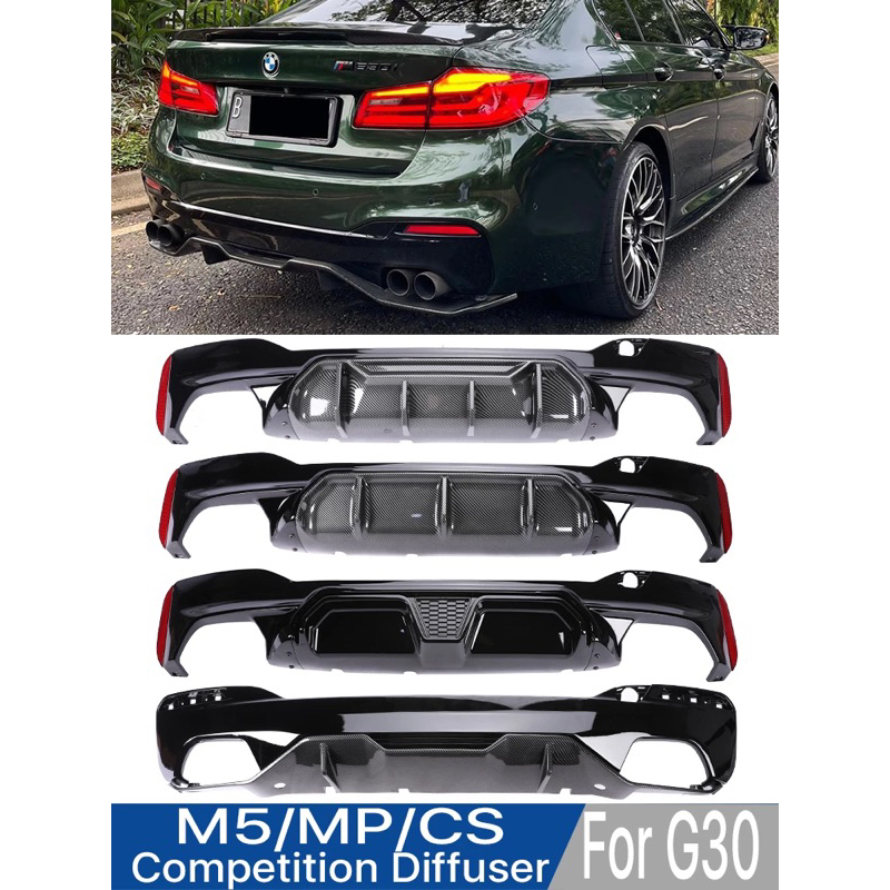 Bmw G30 F90 5 series M5 competition CS 3D M performance rear lip skirt ...