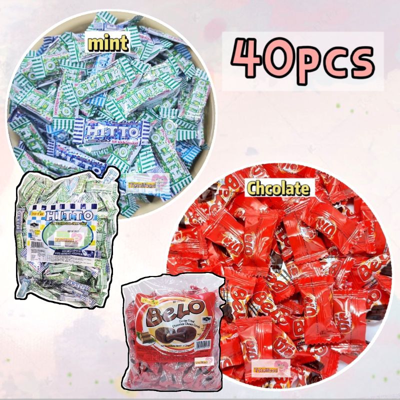 40pcs HITTO CHEWY CANDY BELO Mix GULA-GULA RAYA HALAL | Shopee Malaysia