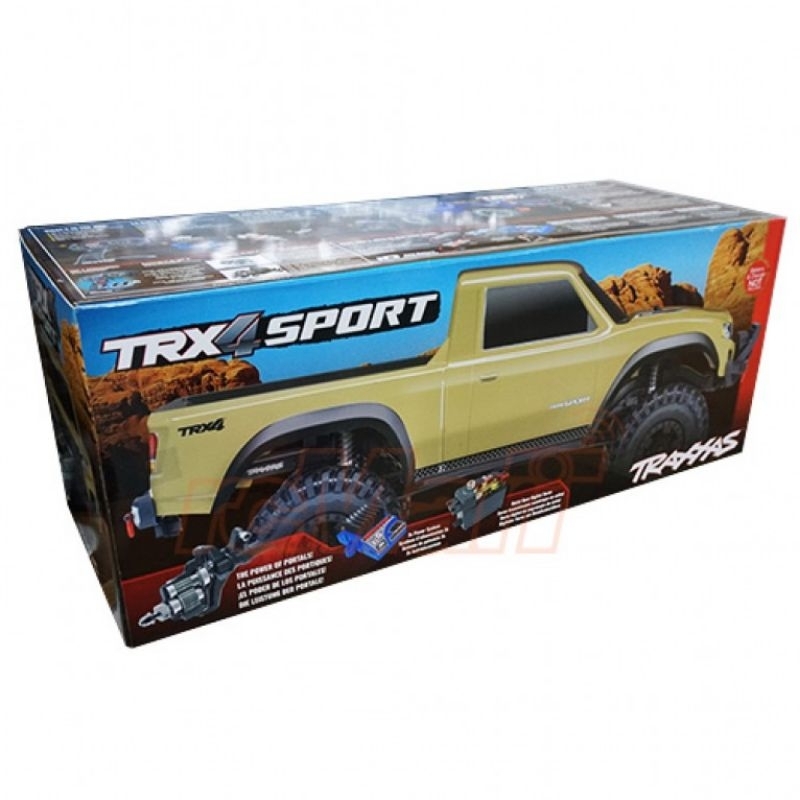 TRAXXAS TRX-4 SPORT 1/10 4WD RTR TRAIL TRUCK TAN VERSION W/ XL-5 HV ESC ...