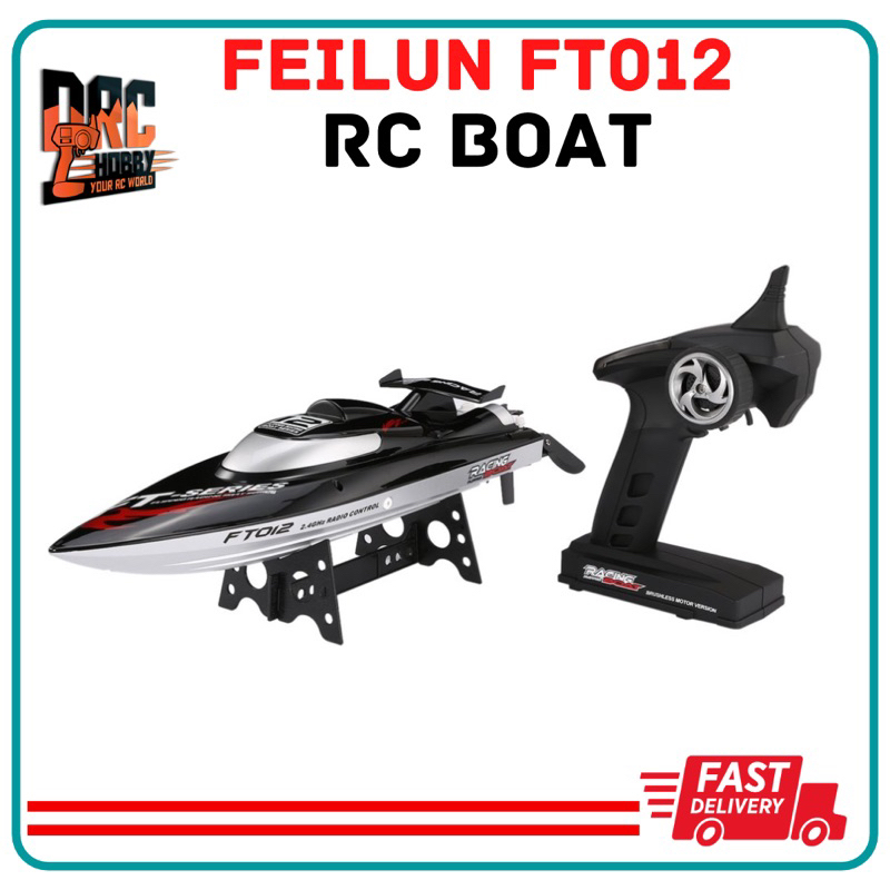 Feilun FT012 2.4G RC Boat 45km/h High Speed Racing Boat Speedboat Ship ...