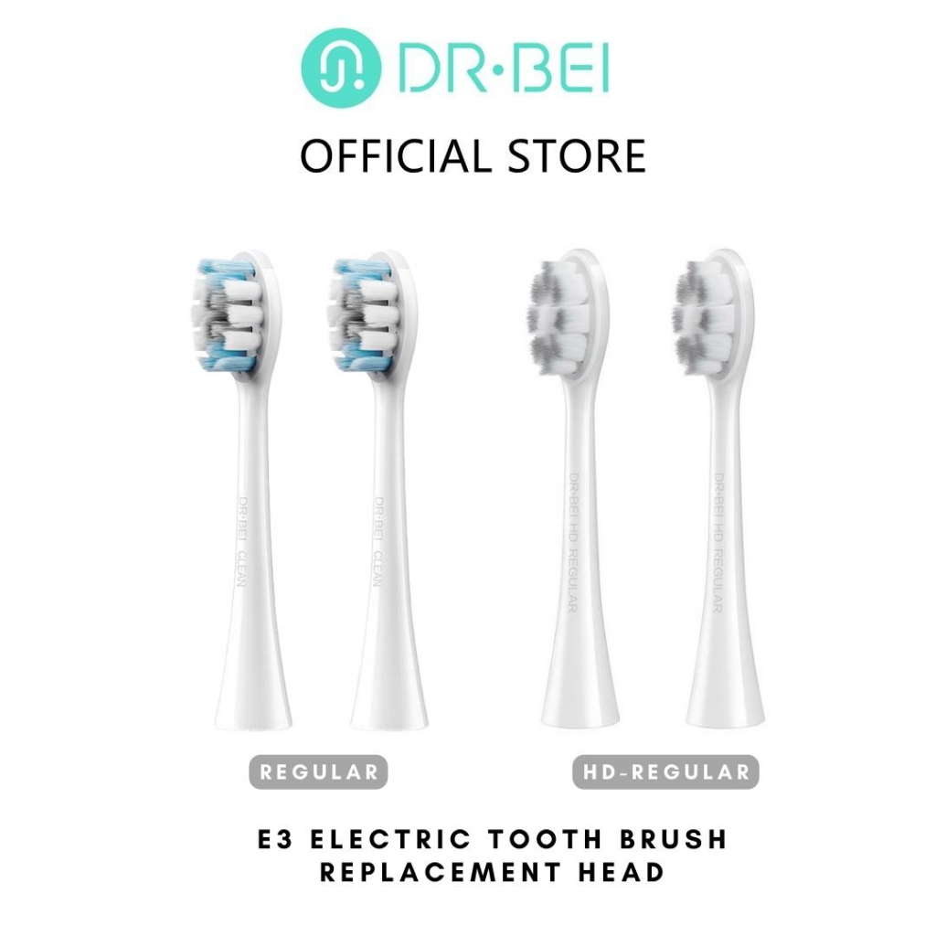 Dr Bei E3/S7 Sonic Electric Toothbrush Replacement HD Regular/Regular ...