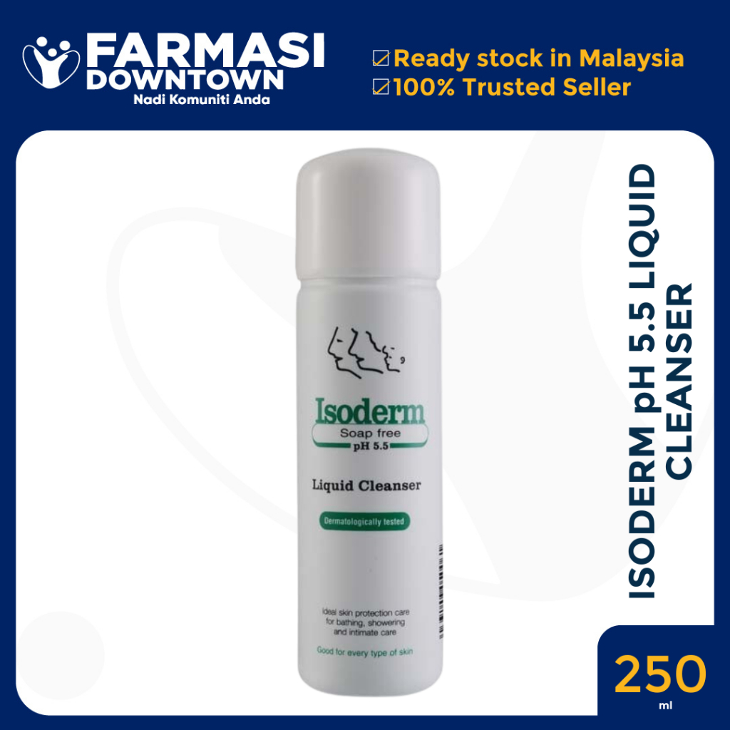 ISODERM pH 5.5 LIQUID CLEANSER 250ML | Shopee Malaysia