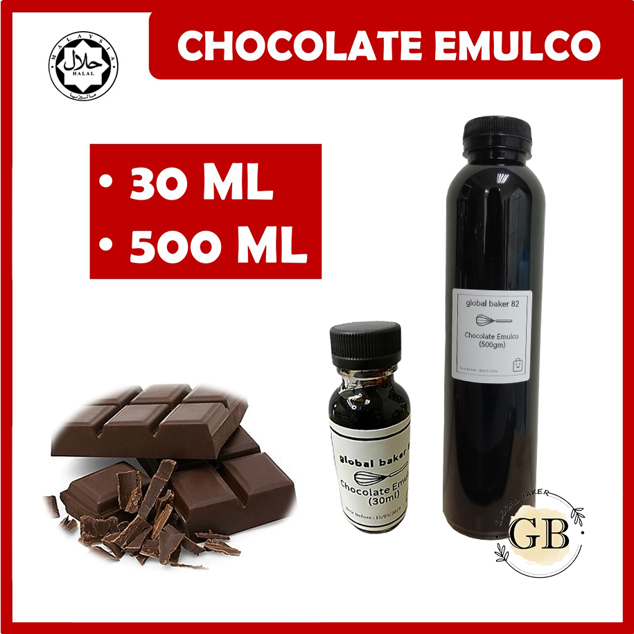 Emulco Coklat HALAL 30GM / 500GM | Perisa Pekat Untuk Kek & Kuih ...