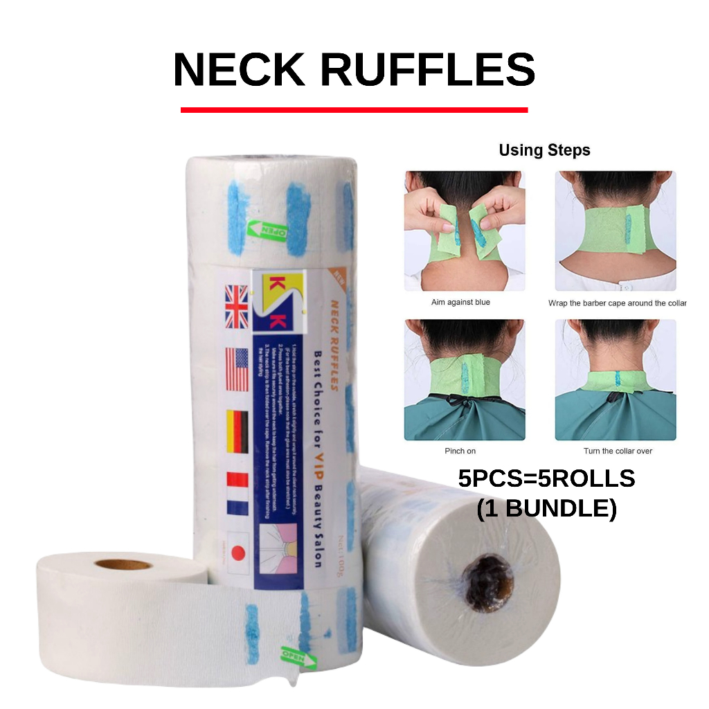 Disposable Neck Tissue Neck Paper Neck Ruffle Neck Roll (Barber Salon ...
