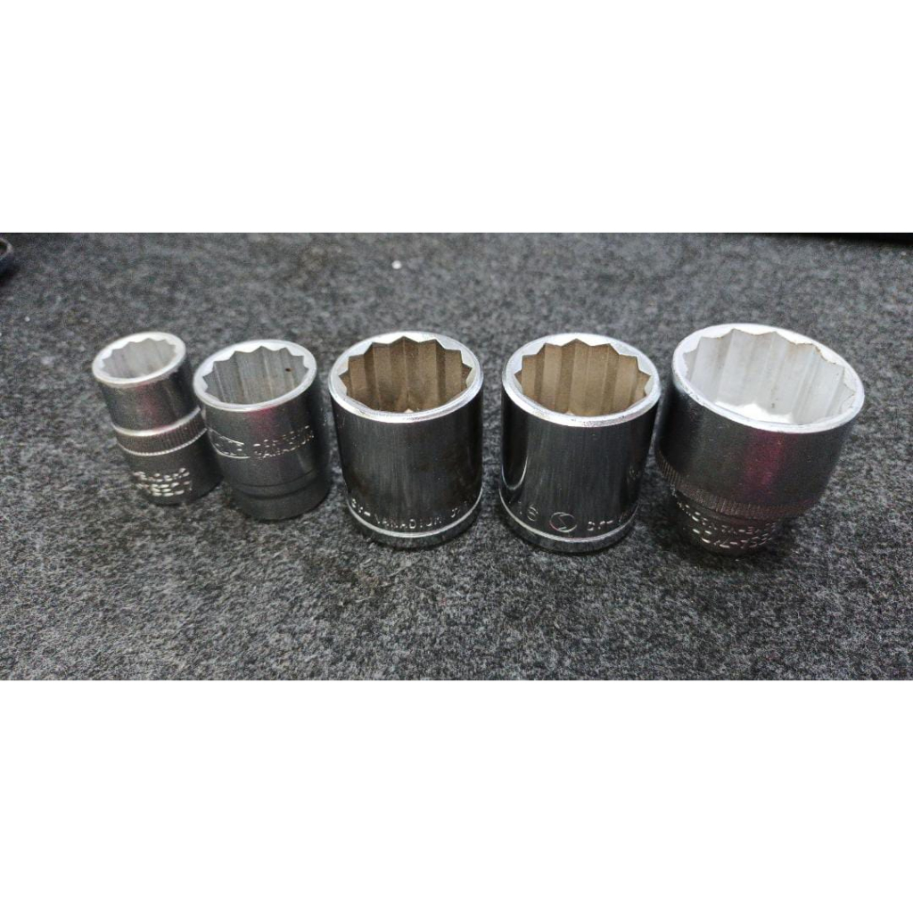1/2" DR. X 12 POINT / 6 POINT WW BS STANDARD BOX SOCKET ACESA MATADOR ...