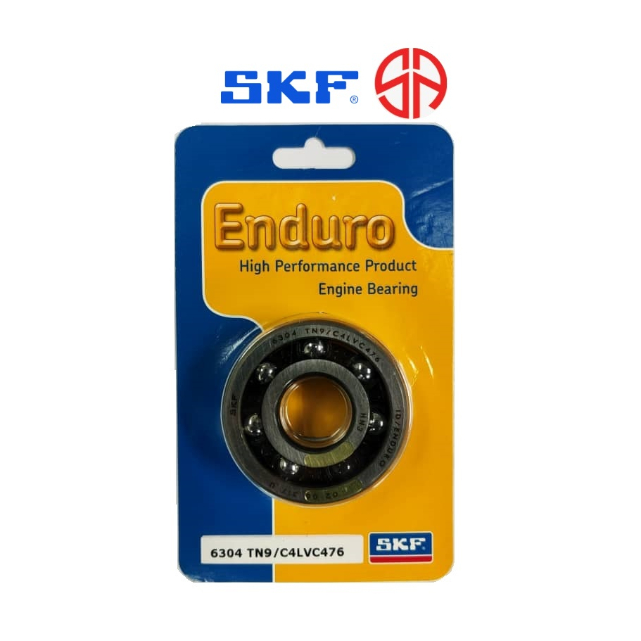 SKF 6304 TN9/C4LVC476 Ceramic Enduro Engine Bearing Fiber Cage 20x52x15 ...