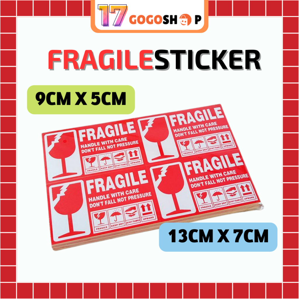 Fragile Sticker Sticker Label Fragile Tape Courier Bag Parcel Bag ...
