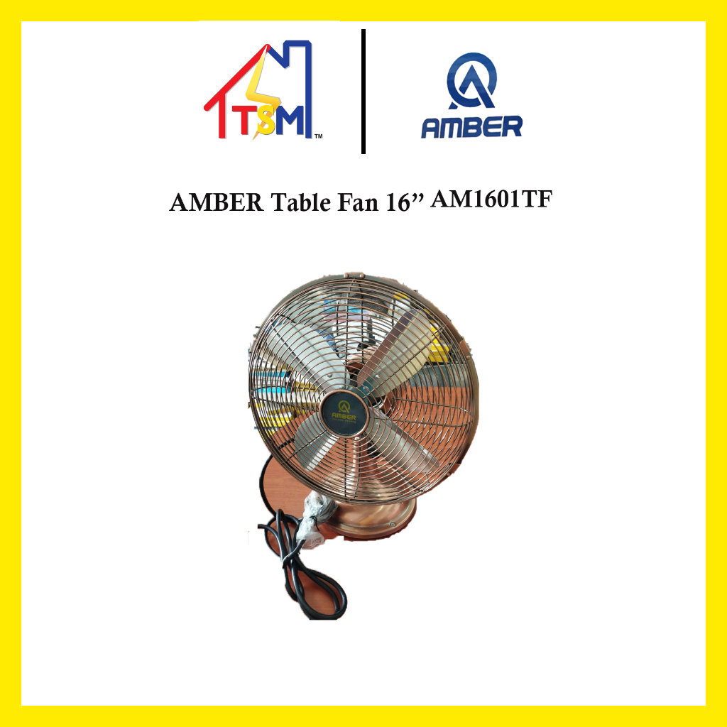 Amber Table Fan 12" / 16" AM1601TF | Shopee Malaysia