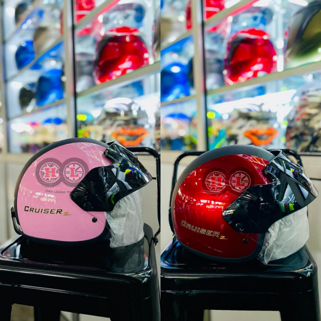 SGV CRUISER VISOREX HELMET (Helmet Sgv Cruiser 2 Original)- Topi ...