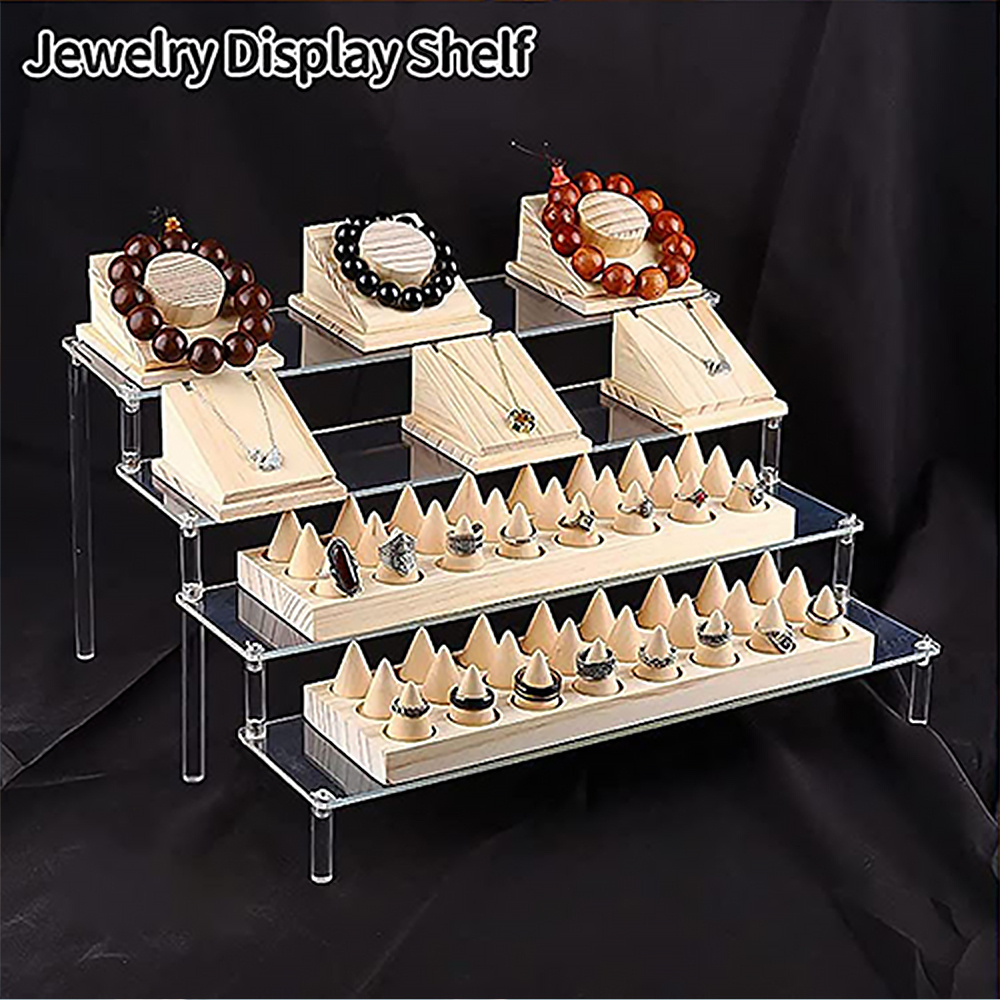 Figurine Acrylic Display Stand Mini Doll Storage Figure Display Rack ...