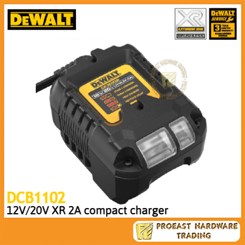 DEWALT [DCB1102] 12V/20V XR 2A compact charger | Shopee Malaysia