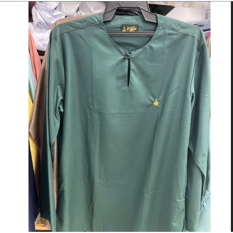 kurta Al Hera tangan panjang kain cotton saze s-3xl Orginal | Shopee ...