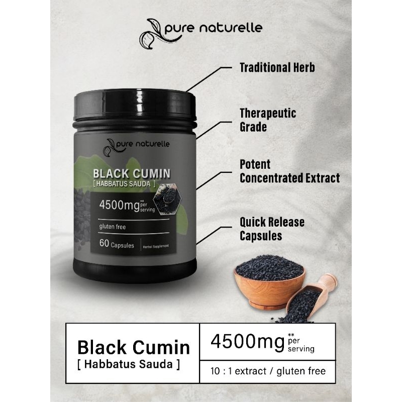 Habbatus Sauda Capsule 60's High Quality Organic Product GMP | Shopee ...