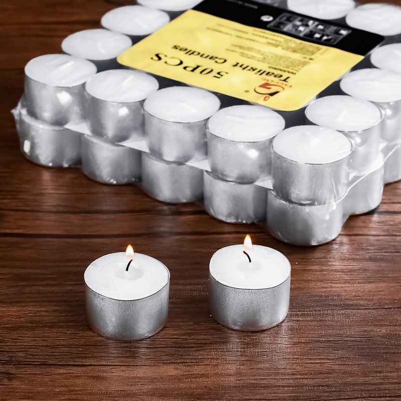 🔥Ready Stock🔥50pcs in 1 Set Candle Light Long-Lasting Tea & Food Warmer ...