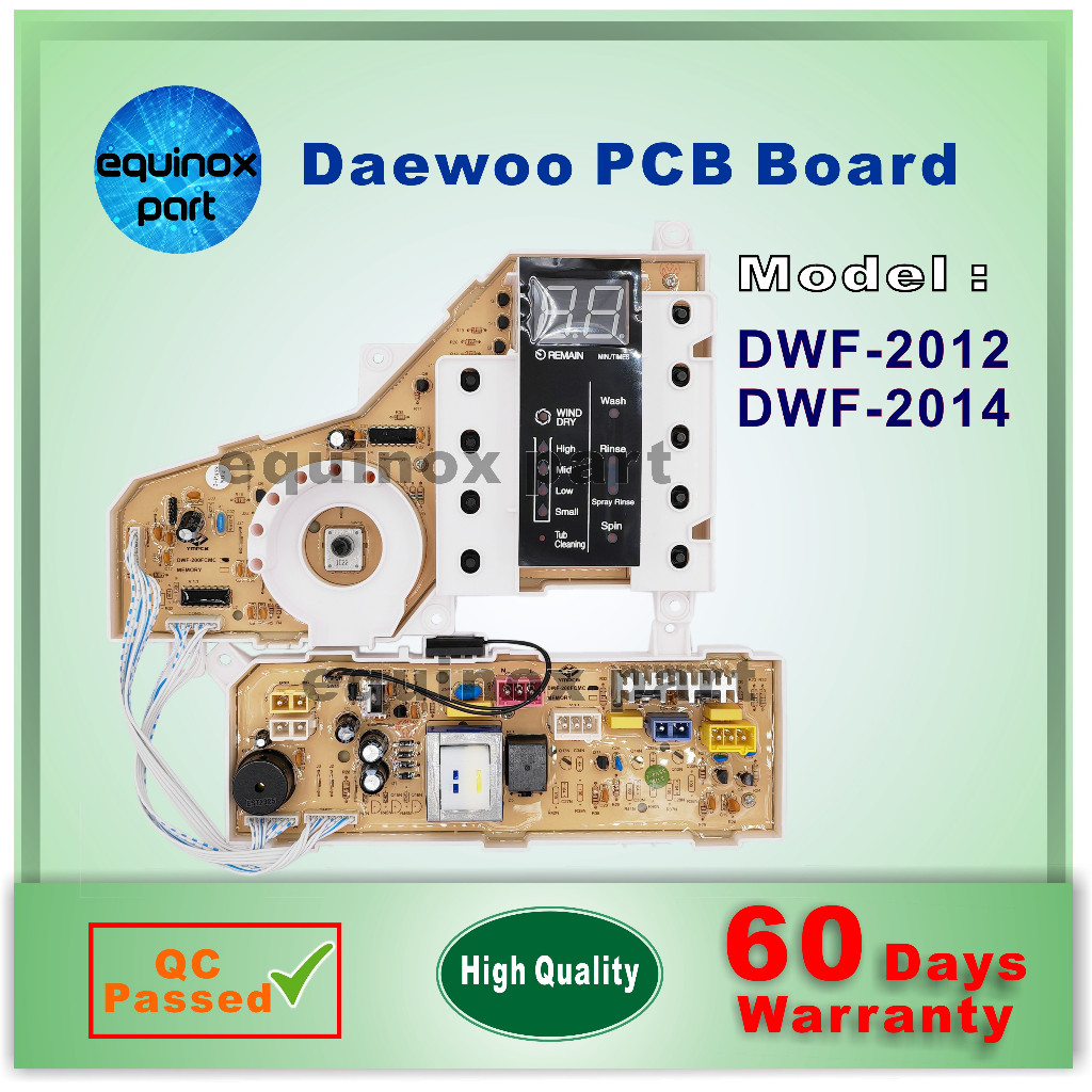 DWF-2012 DWF-2014 DAEWOO Washing Machine PCB Board pcb board | Shopee ...