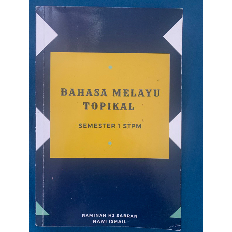 BUKU BAHASA MELAYU STPM SEMESTER 1 | Shopee Malaysia