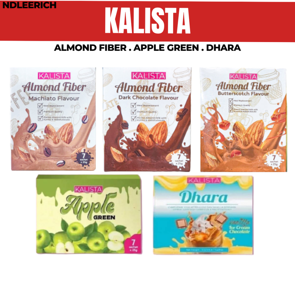 KALISTA Almond Fiber Kalista Apple Green Kalista Dhara Kopi | Shopee ...