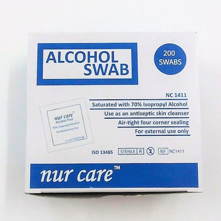 BD Alcohol Swabs 100s (70% Isopropyl Alcohol)/ Connecx Alcohol Swabs ...