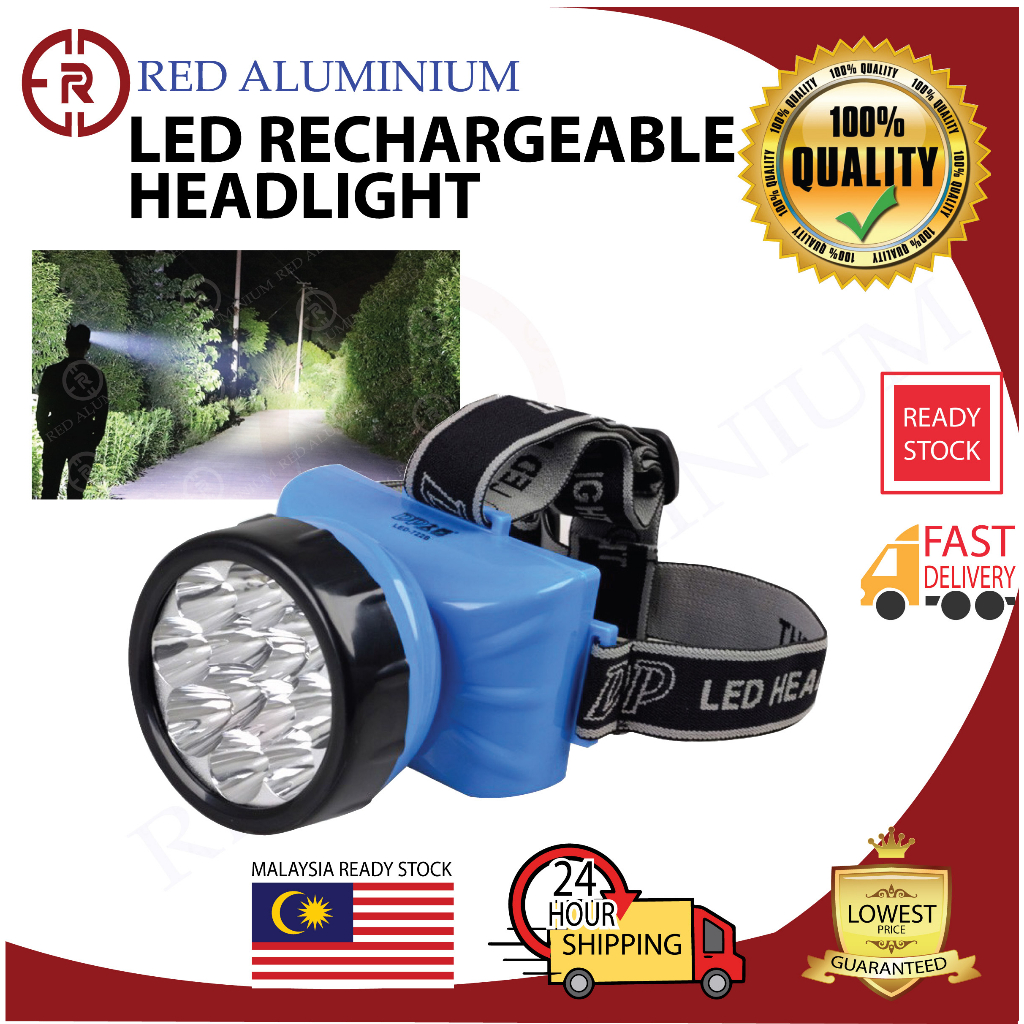 LED Rechargeable Headlight | Shopee Malaysia