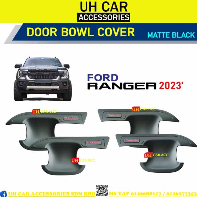 FORD RANGER T9 2022 XL XLT+ XLT WILDTRAK DOOR HANDLE INNER COVER ...