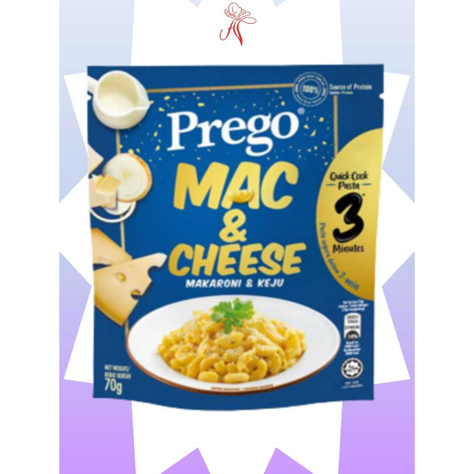 Prego Mac & Cheese Mushroom Carbonara 70g | Shopee Malaysia