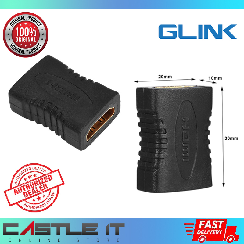 GLINK HD-MI Female to HD-MI Female Coupler Extender Adapter Connector ...