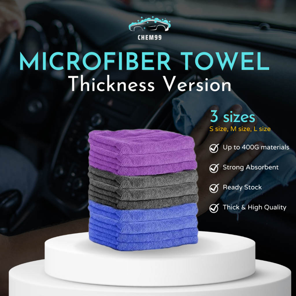 Microfiber Towel 30” x70”cm [Direct Factory] Thickness Version | Shopee ...