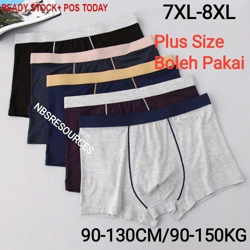 BIG SIZE MEN BOXER 7XL-8XL(SAIZ BESAR) | Shopee Malaysia