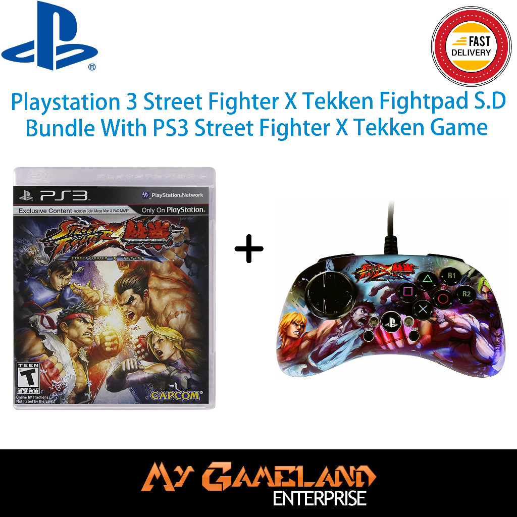 PS3 Street Fighter X Tekken Fightpad SD Bundle Game (BRAND NEW ...