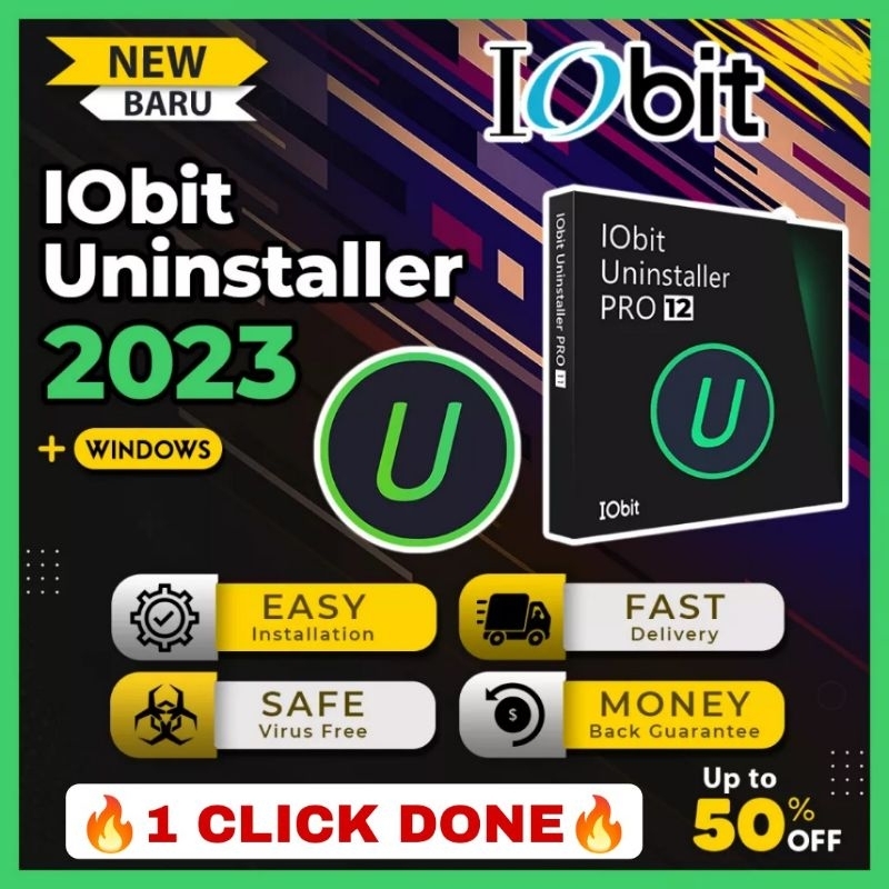 IObit Uninstaller Pro 12 Full Lifetime For Windows | Shopee Malaysia