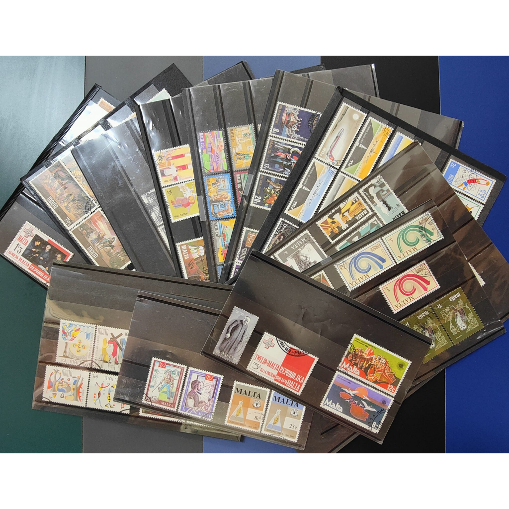 [STM 489] 1973-1983 Malta -complete set- (used) stamp/setem | Shopee ...
