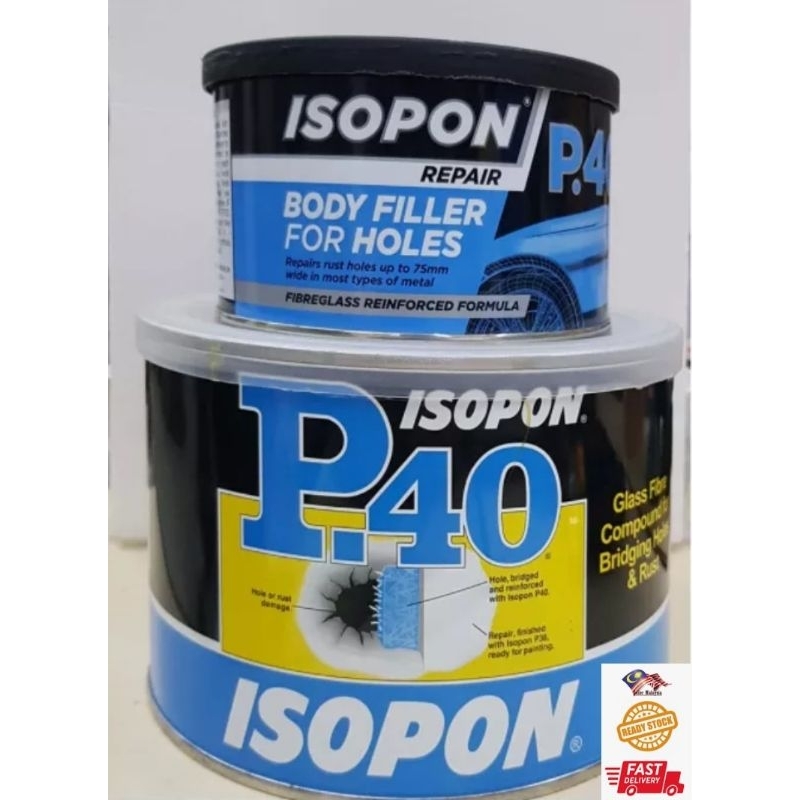 250ML/1000ml ISOPON P40 Fibre Glass Compound Bridge Holes Paste (P40OS ...