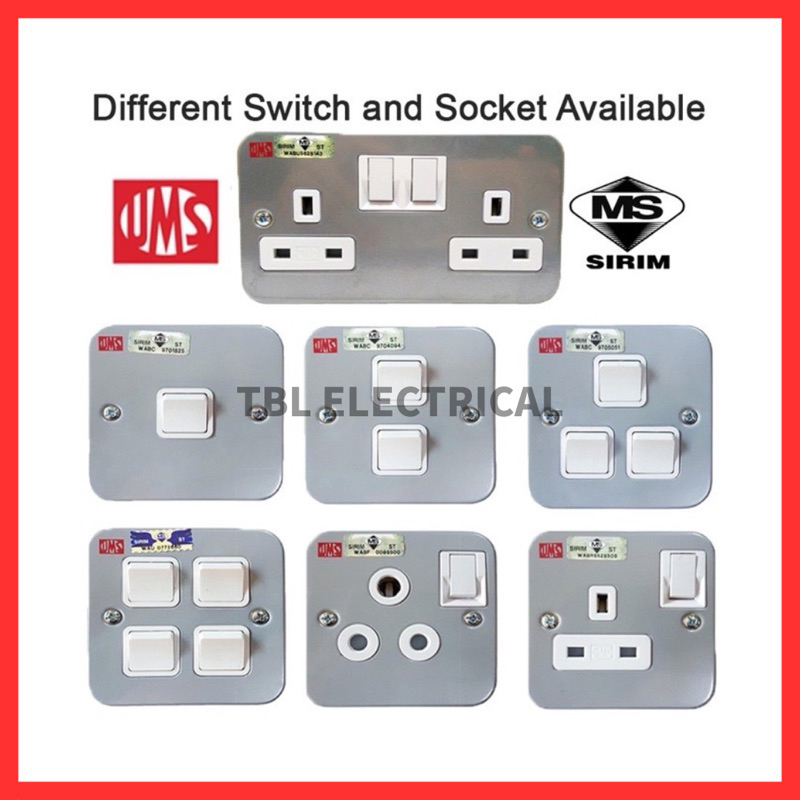 🔥SIRIM🔥UMS Metal Clad Switch with SIRIM Approved Heavy Duty Industry ...