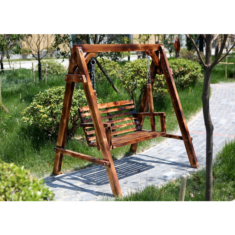 Ready Stock / Swing / Anti-corrosion solid wood swing / Outdoor ...