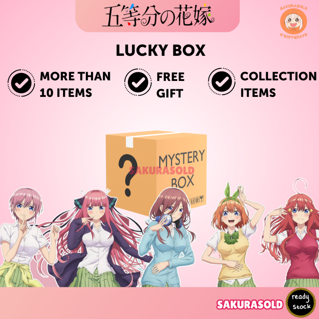 The Quintessential Quintuplets Gift Box Surprise Box Itsuki Nino Miku ...