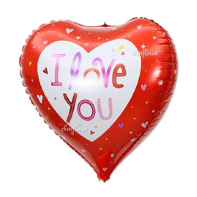 (50PCS) 10Inch MOTHER DAY FOIL BALLOON Anniversary Belon Heart Shape I Love You Mom WEDDING DECO ...