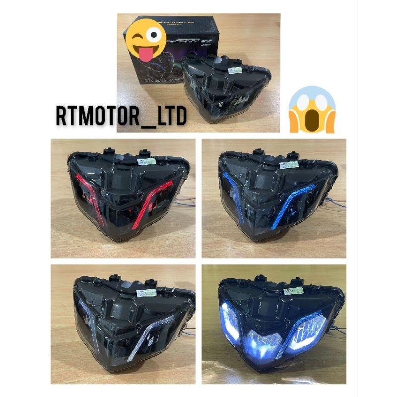 YAMAHA Y15ZR V2 LC135 V8 HEAD LAMP LED ZPAT HEADLIGHTS LAMPU DEPAN LED LC-V8 Y15 V2 | Shopee ...