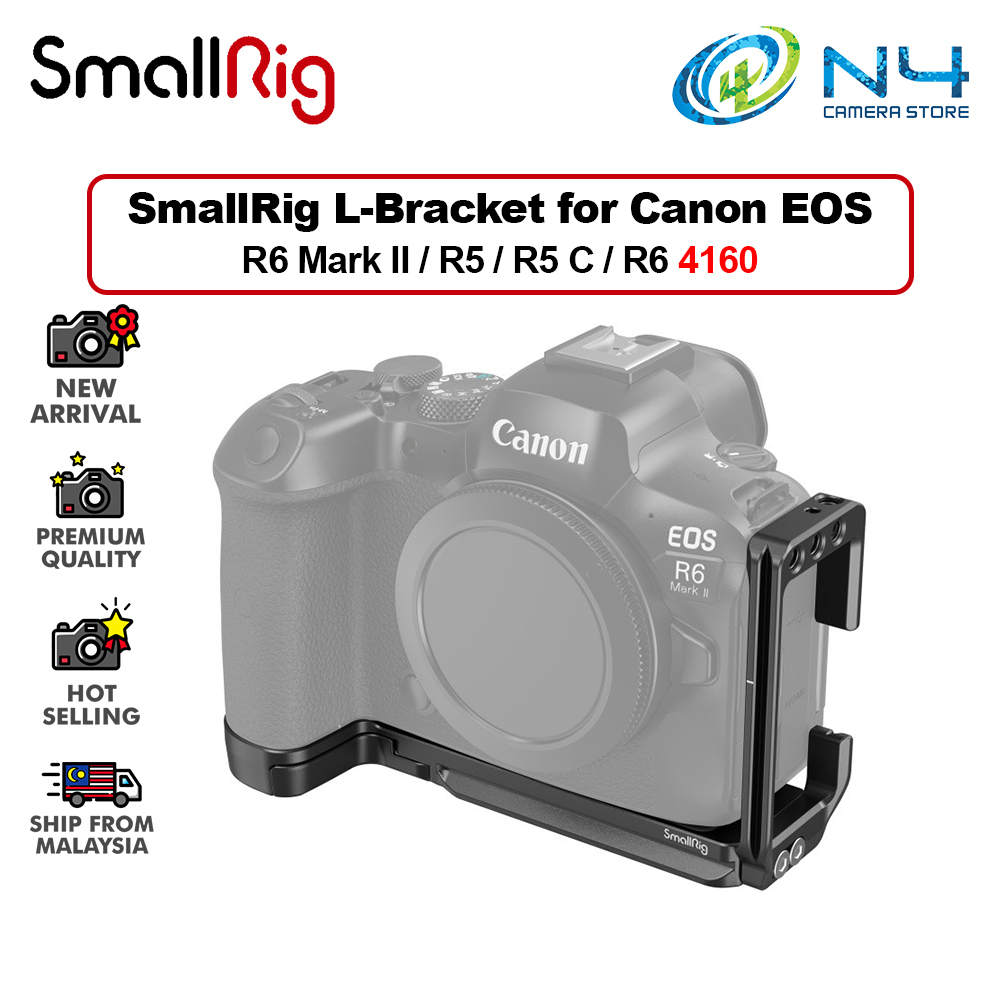 SmallRig L-Bracket for Canon EOS R6 Mark II / R5 / R5 C / R6 4160B ...